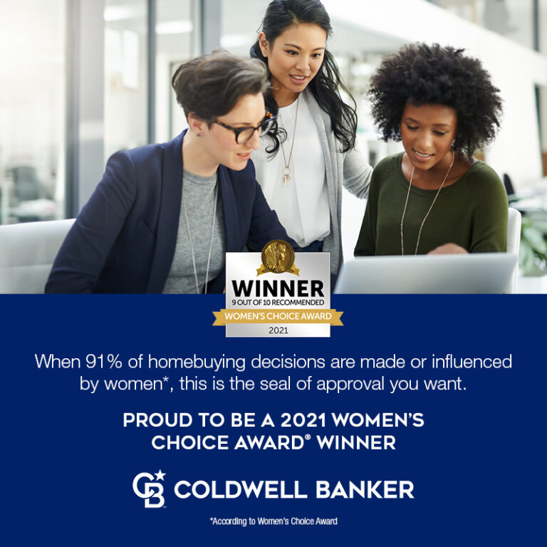 Coldwell Banker Real Estate Recognized by the Women’s Choice Award as a Brand Loved by Women